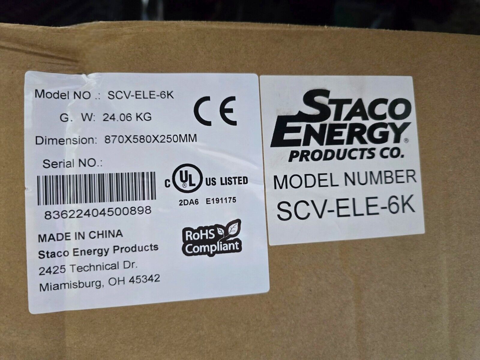 Staco Energy SCV-ELE-6K- 6kVA Rack Mount UPS Module – The Wholesale Outlet